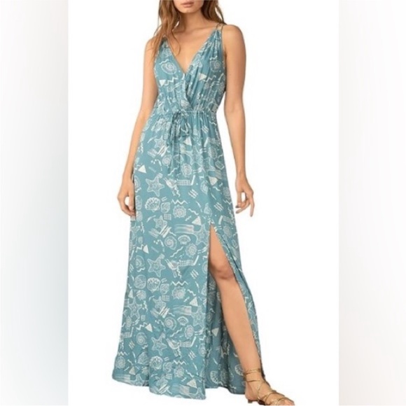 Anthropologie | Dresses | Anthro Elan Empire Waist Beachy Shell Pattern ...